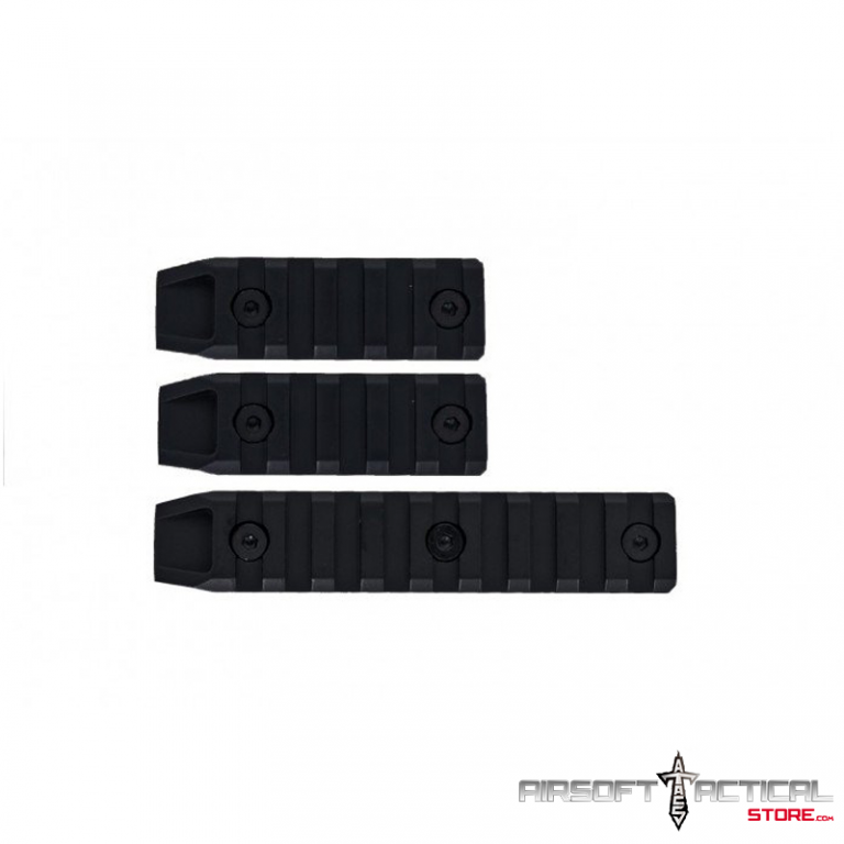 3pc Metal Airsoft Keymod Rail (Color: Black) by Echo1 – Airsoft ...