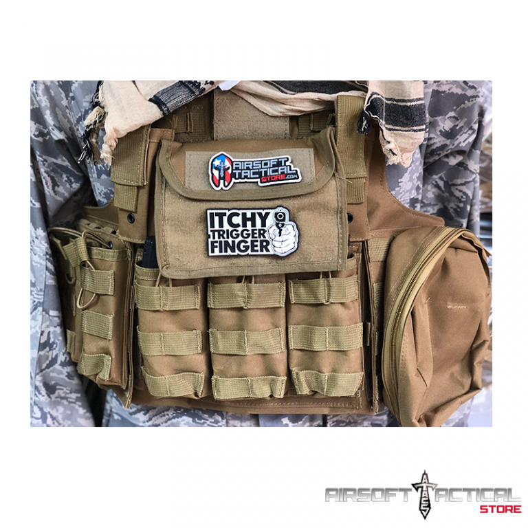 “Itchy Trigger Finger” PVC Patch – Airsoft Tactical Store