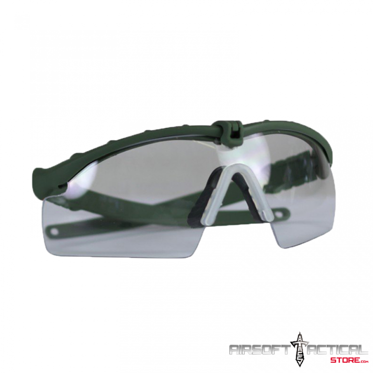 Tactical Eye Pro (Clear Lense, OD Green Frame) by Bravo Airsoft ...