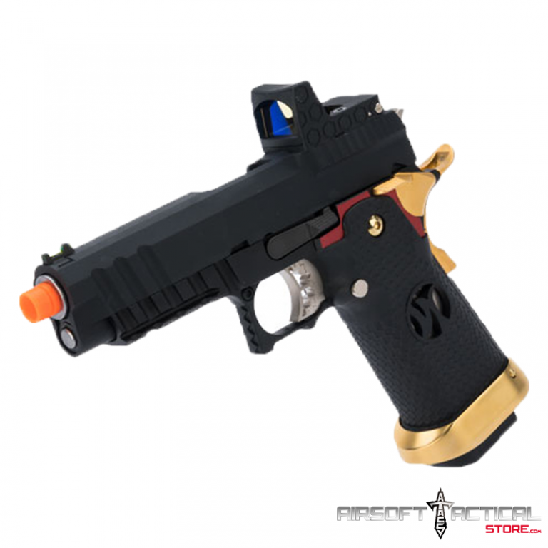 1911 Hi-CAPA Gas Blowback Airsoft Pistol (Package: Match King Compact ...