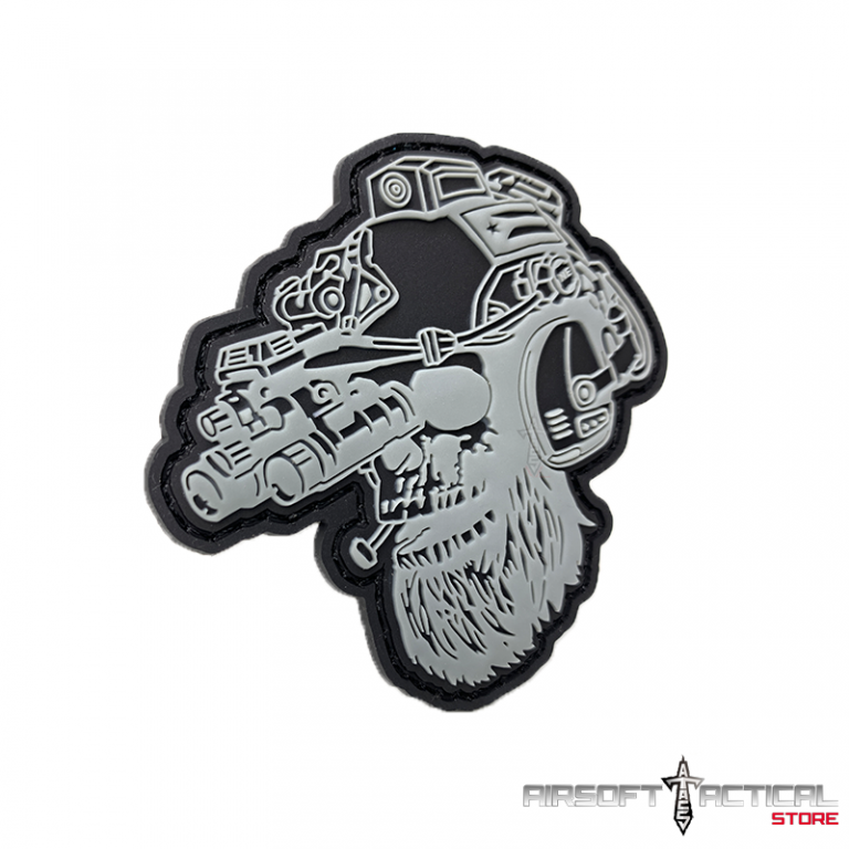 MilSim Tactical Helmet PVC Patch with Hook backing by AtacS – Airsoft ...