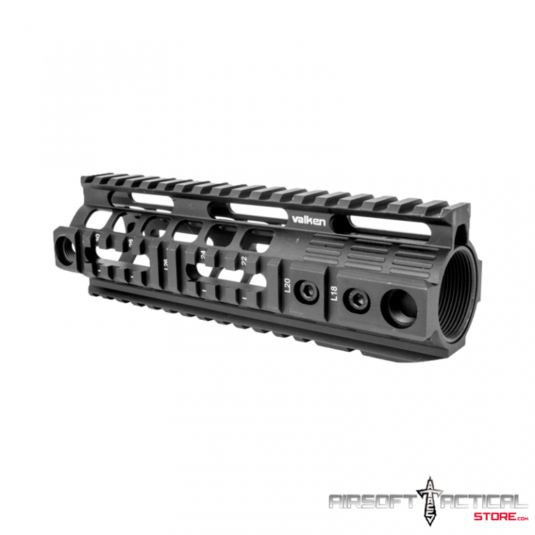 Free Float Quad Rail Handguard 7″ (Color: Black) by Valken – Airsoft ...