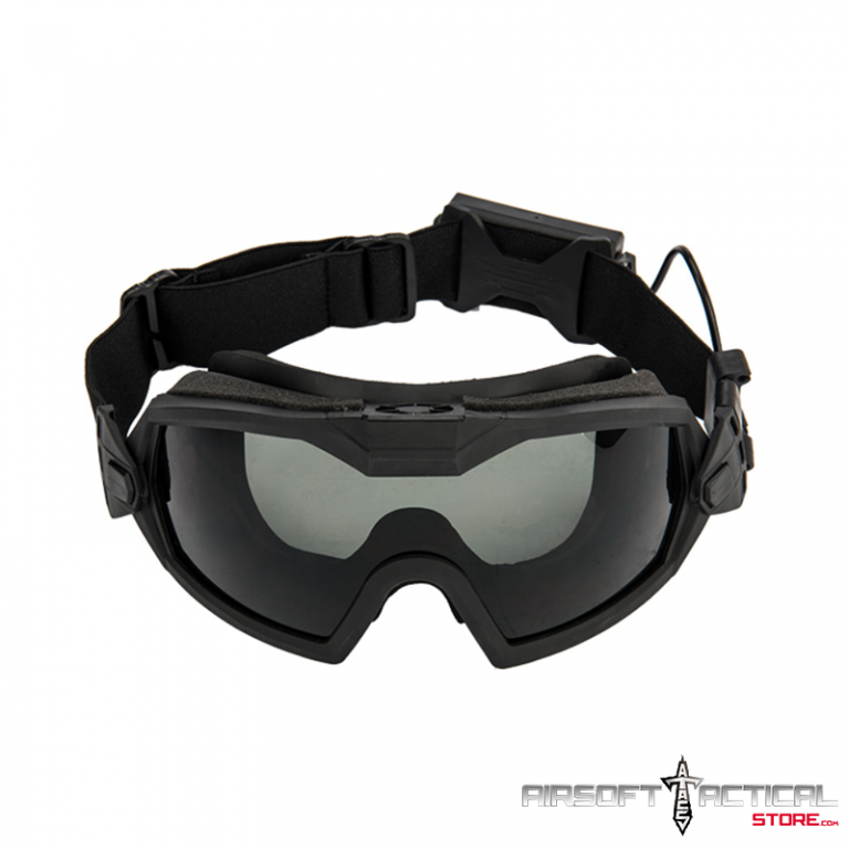 Full Seal Airsoft Goggles w/ Built-In Fan (Model: Clear Lens/Black) by ...