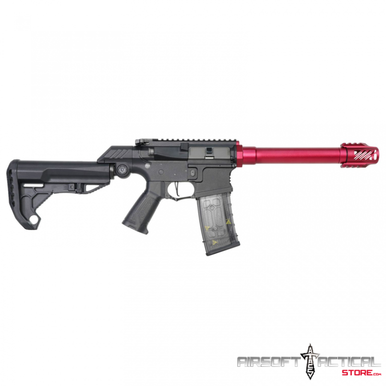 SSG-1 Airsoft Rifle w/ Variable Angle Stock and ETU MOSFET (Color: Red ...