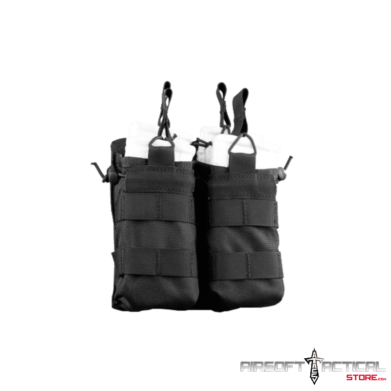 Adjustable Elastic Mag Carrier Molle M4-M16 Double Mag Pouch 20-7331 ...