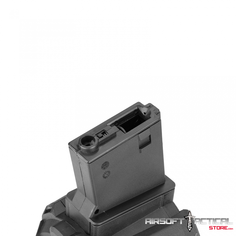 1200rds M4 Style High Capacity Electric Winding Drum Magazine by Lancer ...