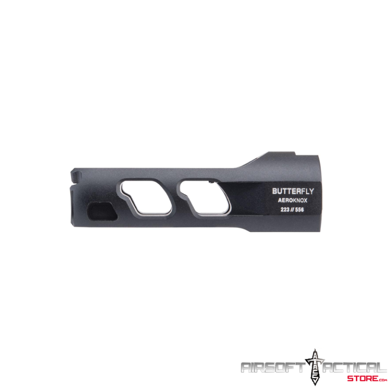 AE/01 Butterfly Muzzle Brake for Airsoft AEG Rifles by Aeroknox ...