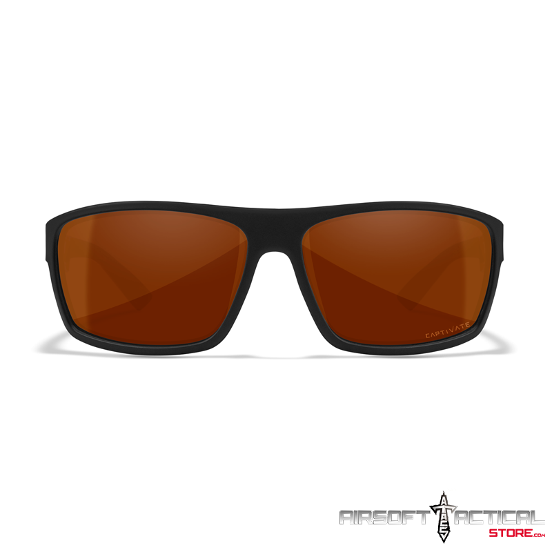 WX PEAK Frame Color Matte Black Lens Color CAPTIVATE™ Polarized Copper ...