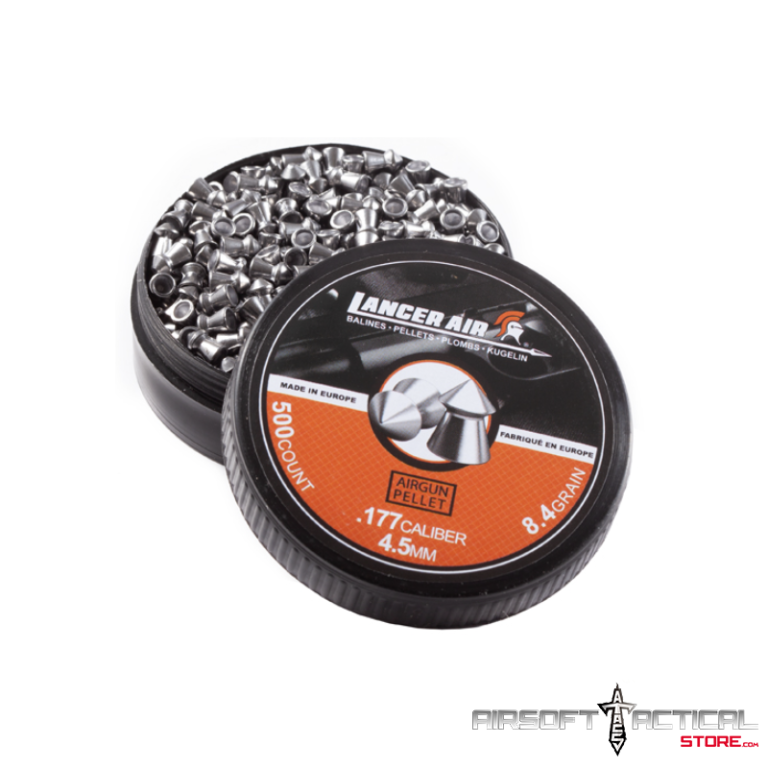 500 Count 0.177 Caliber 8.4 Gram Air Gun Pellets (4.5mm Pointed) by ...